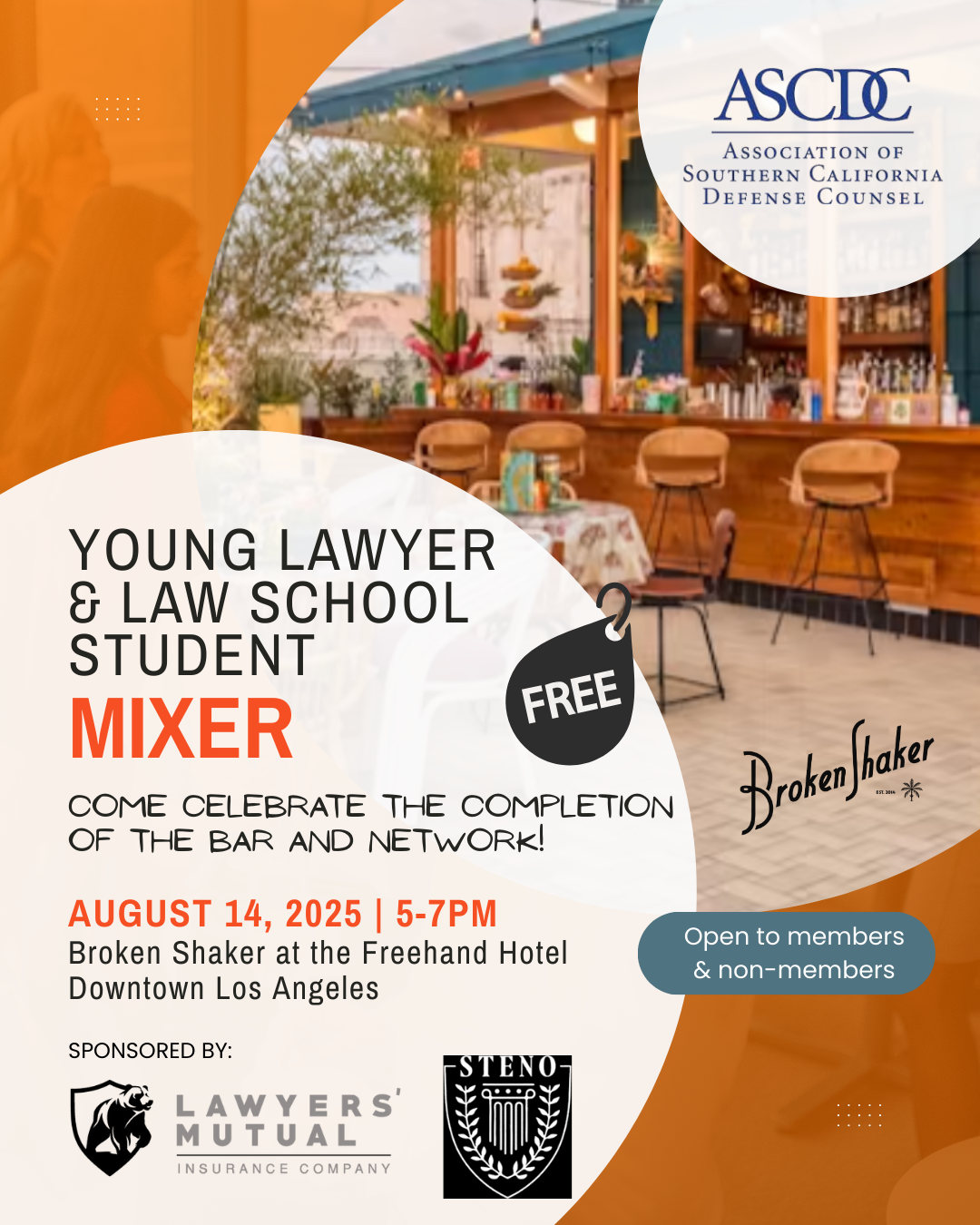 Young Lawyer and Law School Student Mixer